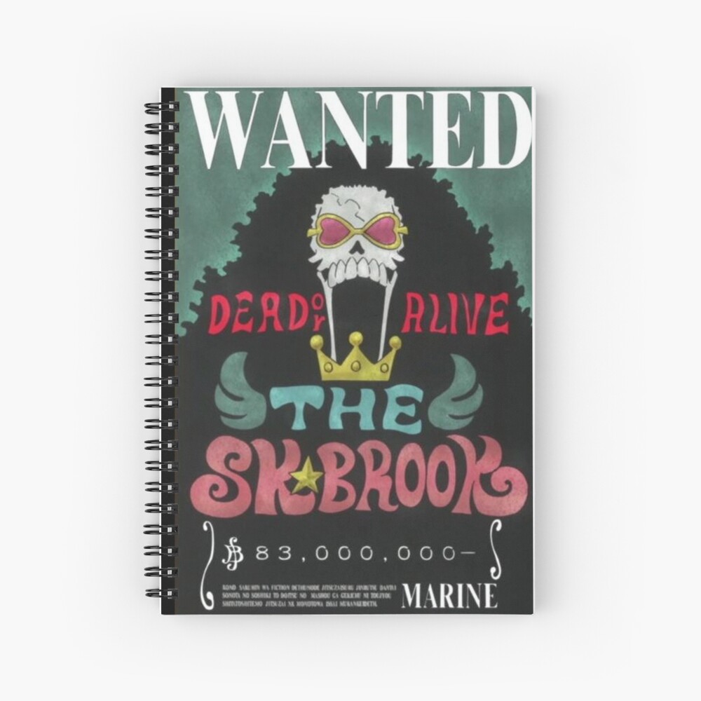 "One Piece Brook Current Wanted Poster , One Piece Wanted Poster ...