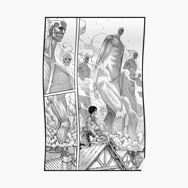 "Mikasa and Armin - Rumbling" Poster by IssKa | Redbubble