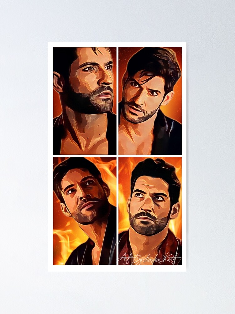 "Tom Ellis Art " Poster for Sale by Artbyloulou | Redbubble