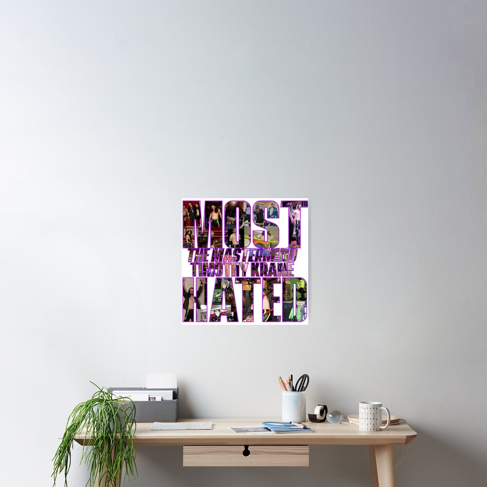 "Most Hated Colour Purple Outline" Poster by timothykrane | Redbubble