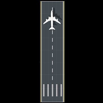 "Take off - Runway" Sticker for Sale by JumpSeatDesign | Redbubble