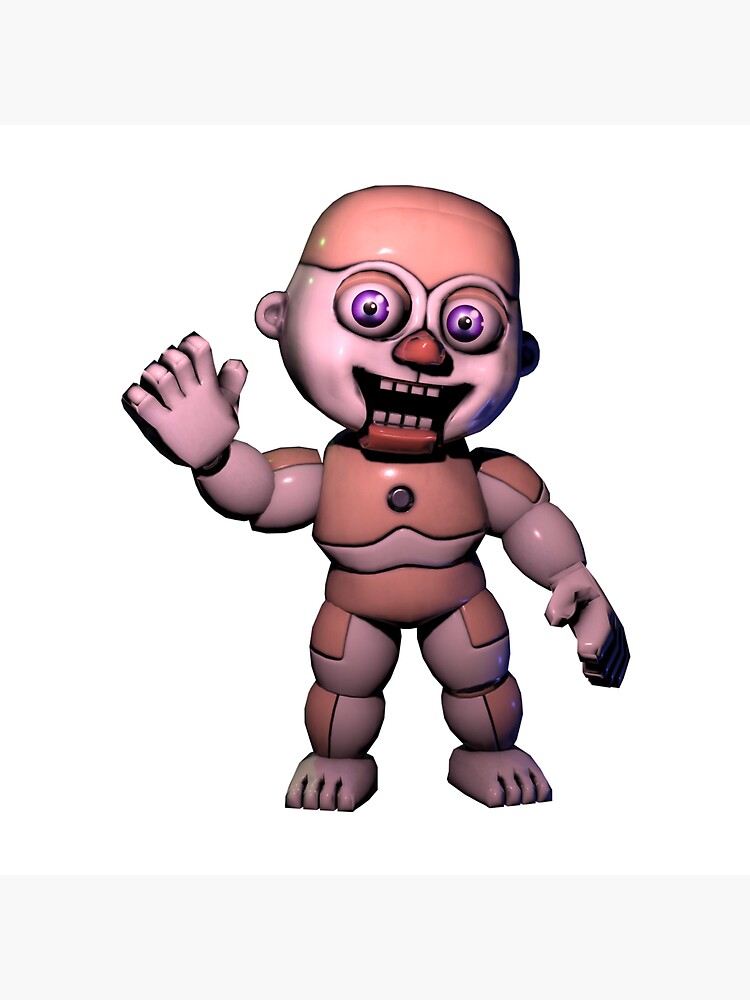 "FNAF Bidybab" Sticker by ChocolateColors | Redbubble