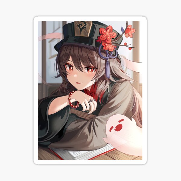 "Cute Hu Tao Genshin Impact" Sticker by areona43 | Redbubble