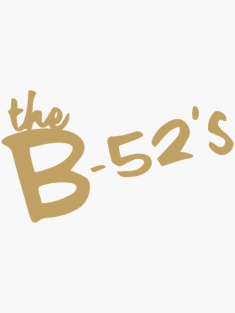 "The B-52's Logo" Sticker for Sale by Untoo111z | Redbubble