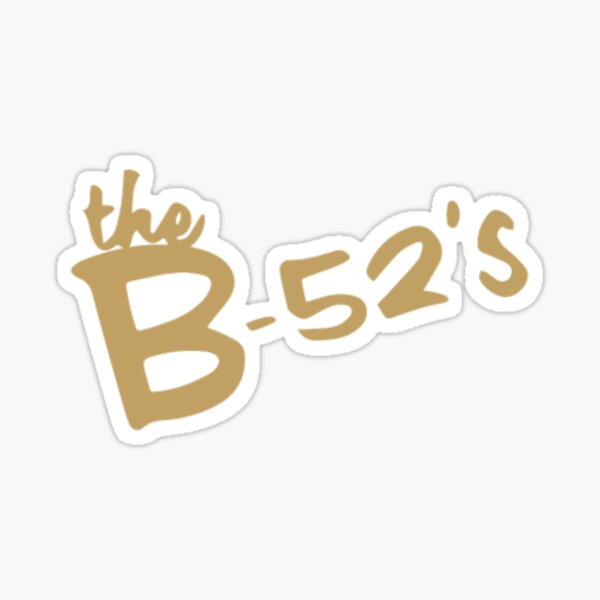 "The B-52's Logo" Sticker for Sale by Untoo111z | Redbubble