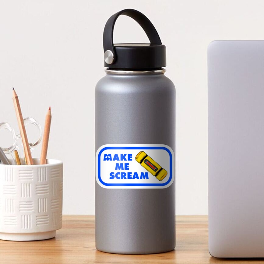 "Scream Canister" Sticker by JWitschey | Redbubble