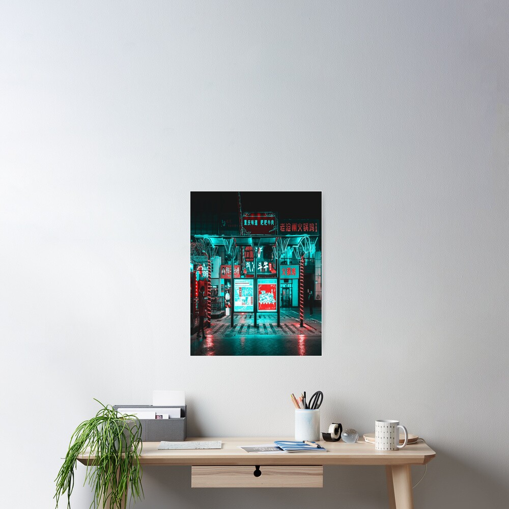 "Neon Hoarding " Poster for Sale by Abhi14 | Redbubble