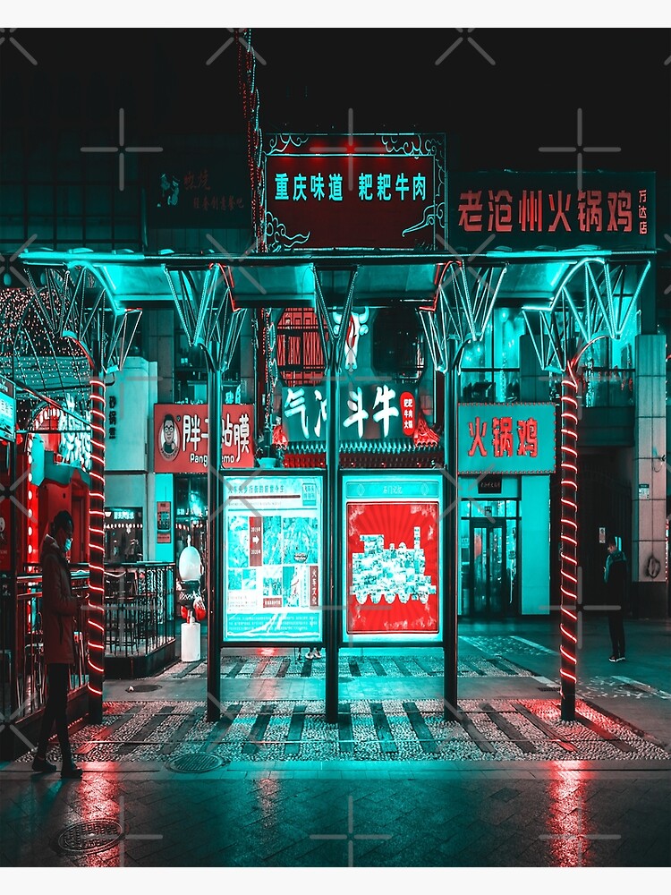 "Neon Hoarding " Poster for Sale by Abhi14 | Redbubble