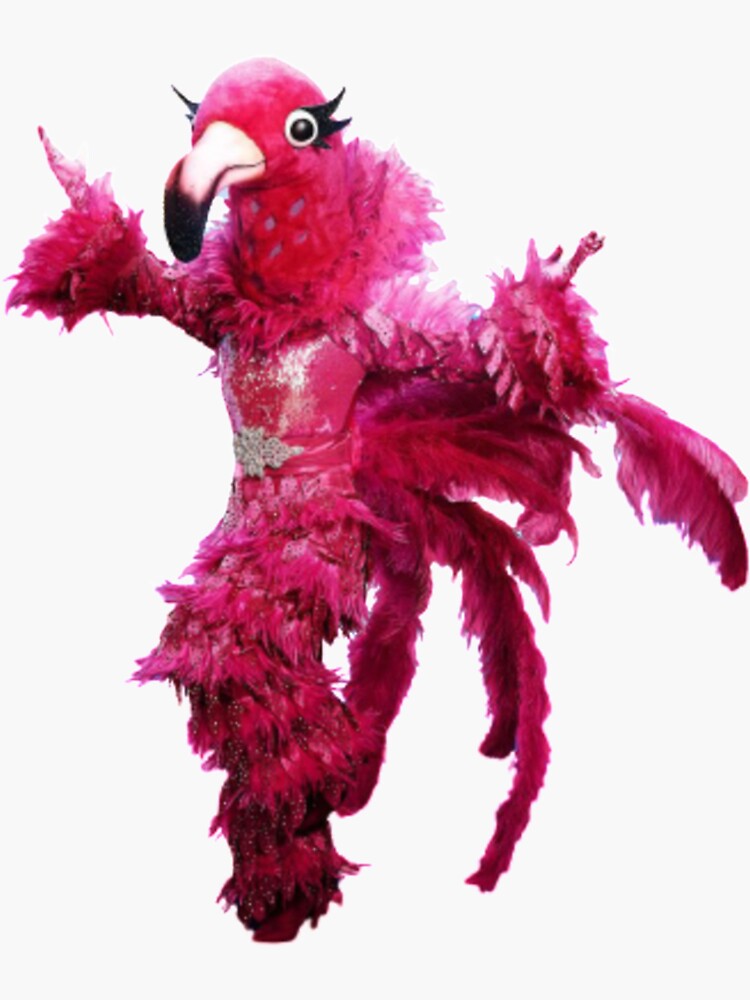 "Masked Singer US Season 2 Costume - Flamingo " Sticker for Sale by ...