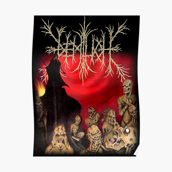 "Nespithe by Demilich - Classic Old School Death Metal" Poster for Sale ...