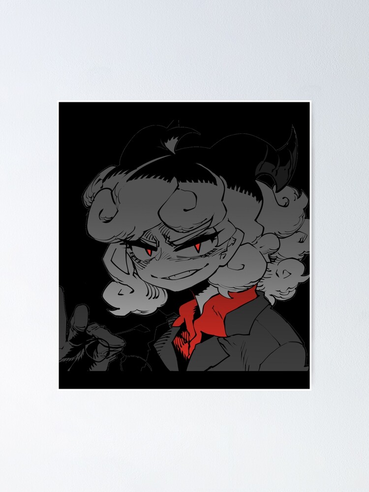 "Helltaker Sticker" Poster for Sale by ashantiwar | Redbubble