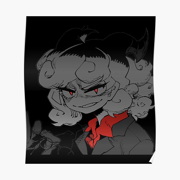 "Helltaker Sticker" Poster for Sale by ashantiwar | Redbubble