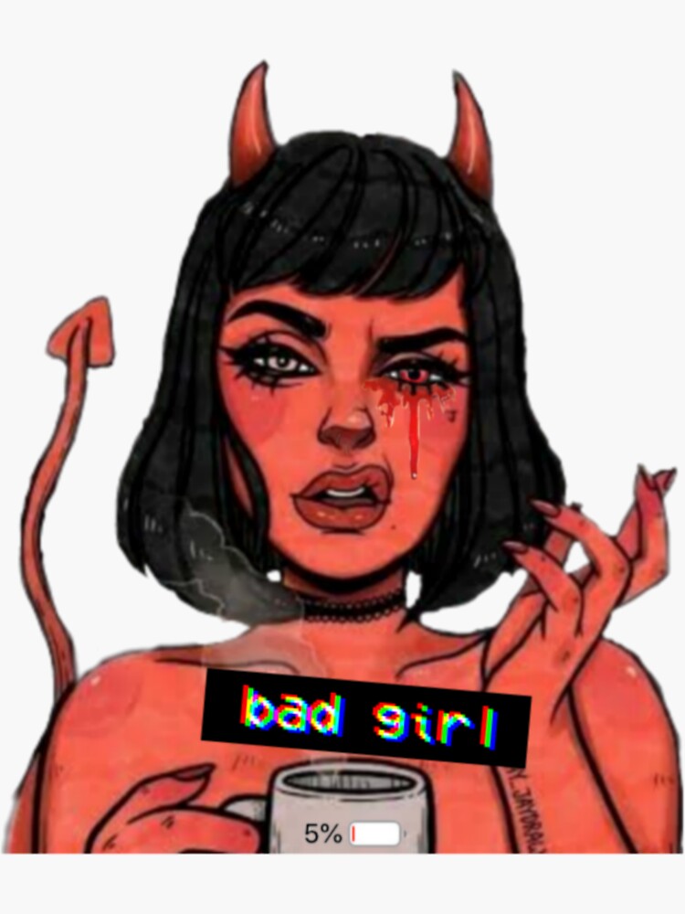 "Bad girl stickers" Sticker by AnimeDesigner96 | Redbubble