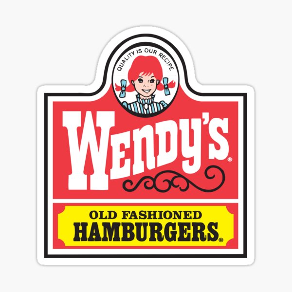 "WENDY'S" Sticker by jungle99 | Redbubble