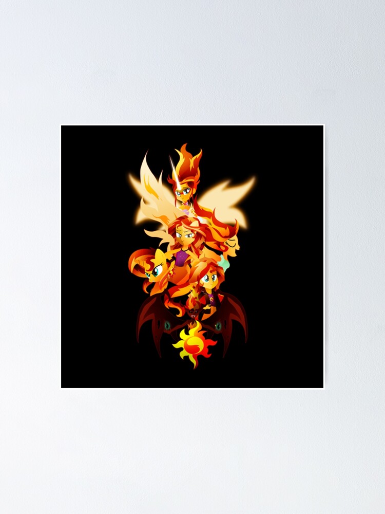 "Sunset Shimmer" Poster for Sale by Brookeva | Redbubble