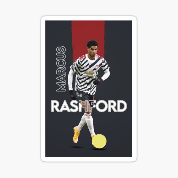 "Wallpaper Marcus Rashford" Sticker for Sale by brethbroth | Redbubble