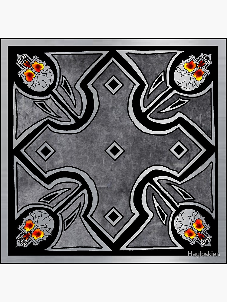 "Death Plate" Poster by Hayloskien | Redbubble