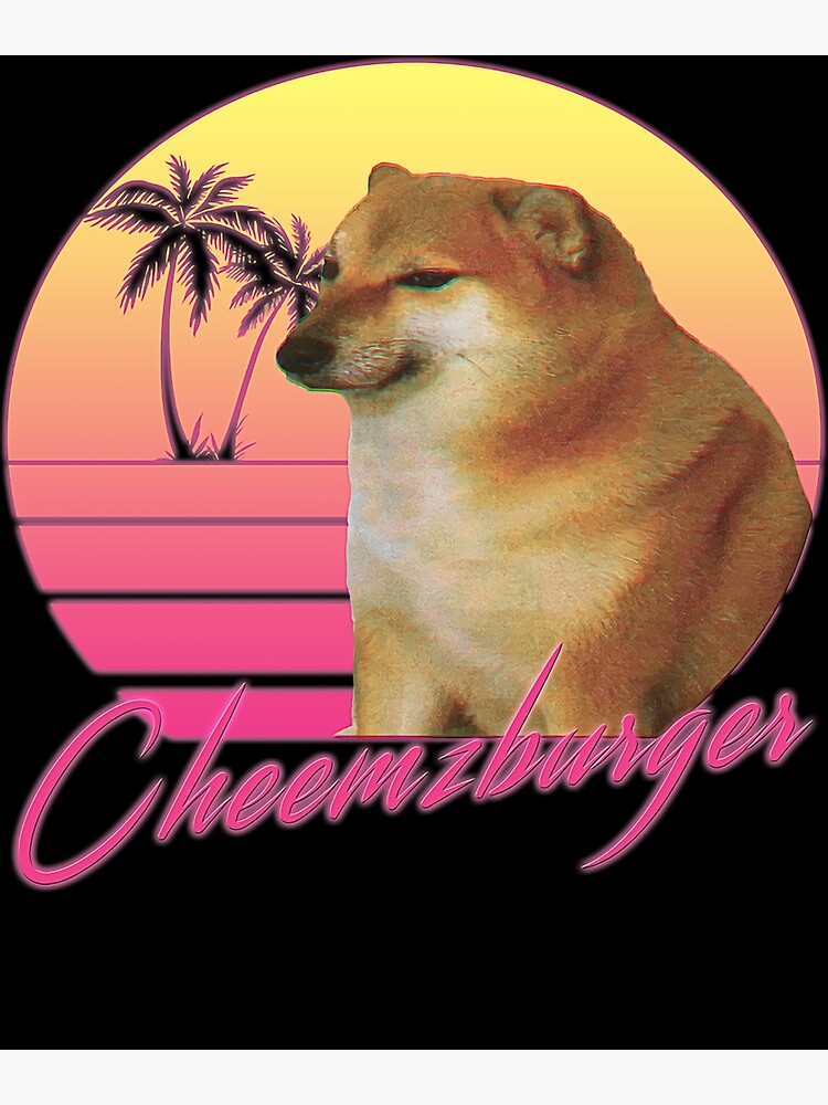 "Tazas Cheems Meme" Poster by andrahortyanan | Redbubble