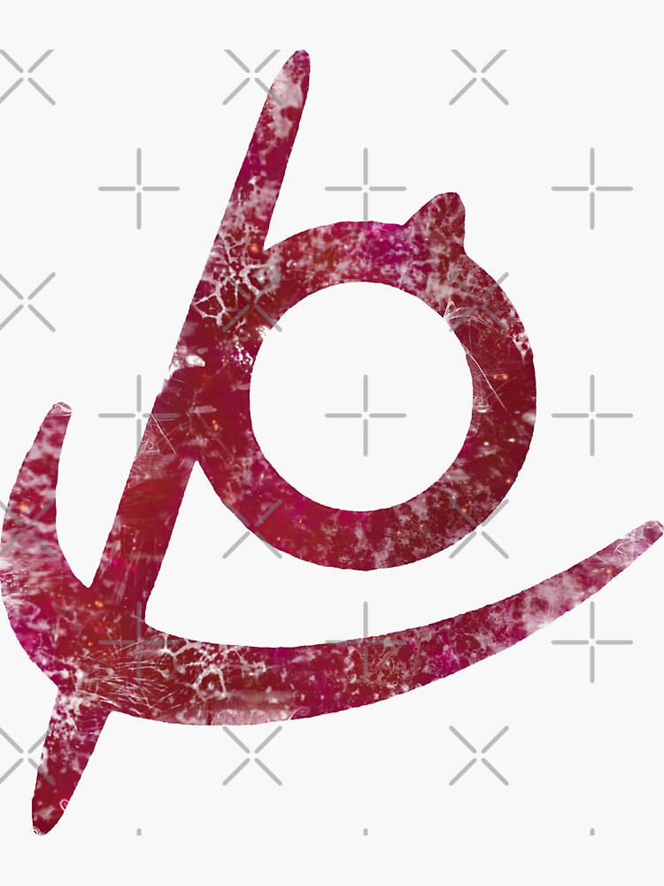 "FFXIV Job Icons [reaper [RPR] pattern/sticker]" Sticker by AlexJayneL ...