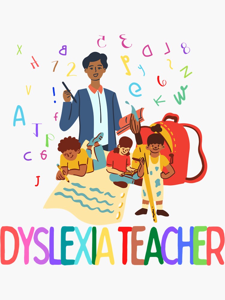 "Dyslexia Teacher World Dyslexia awareness day " Sticker by ...