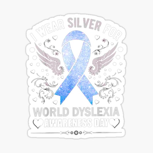 "World Dyslexia Awareness Day " Sticker by EthanCameron | Redbubble