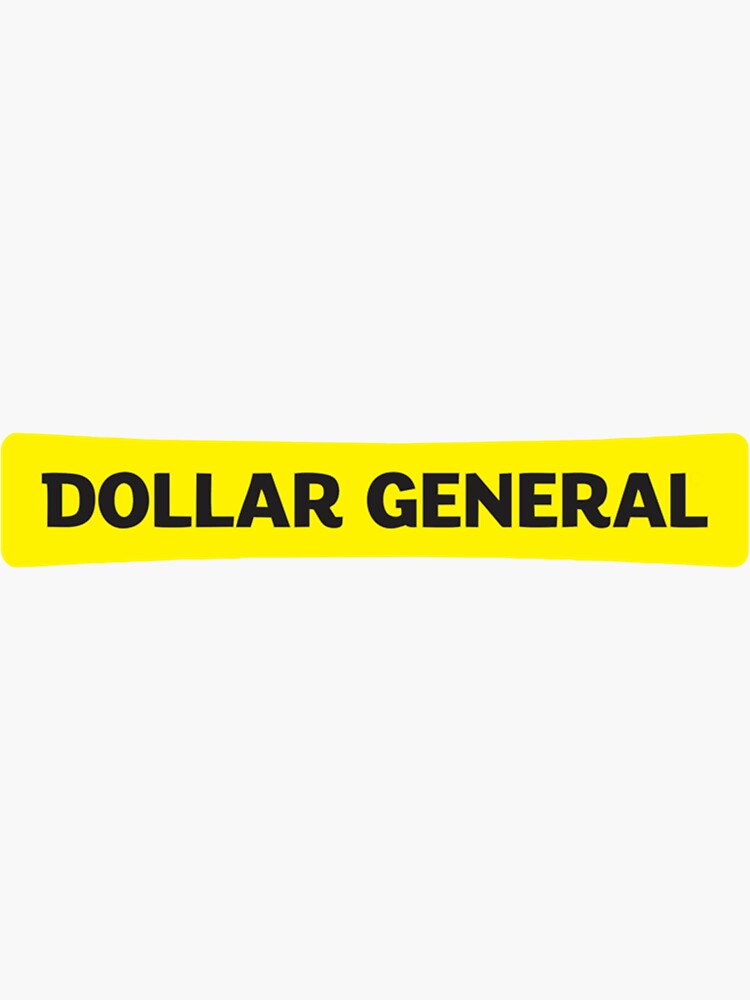 "Best Seller Dollar General Merchandise Essential T-Shirt" Sticker by ...