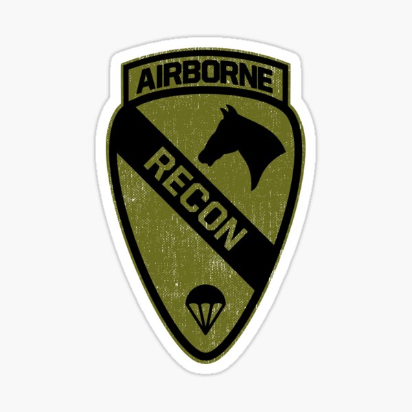"AIRBORNE RECON 1st Cavalry Division" Sticker for Sale by alt36 | Redbubble