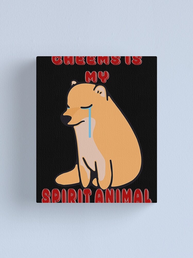 "Tazas Cheems Meme" Canvas Print for Sale by andrahortyanan | Redbubble