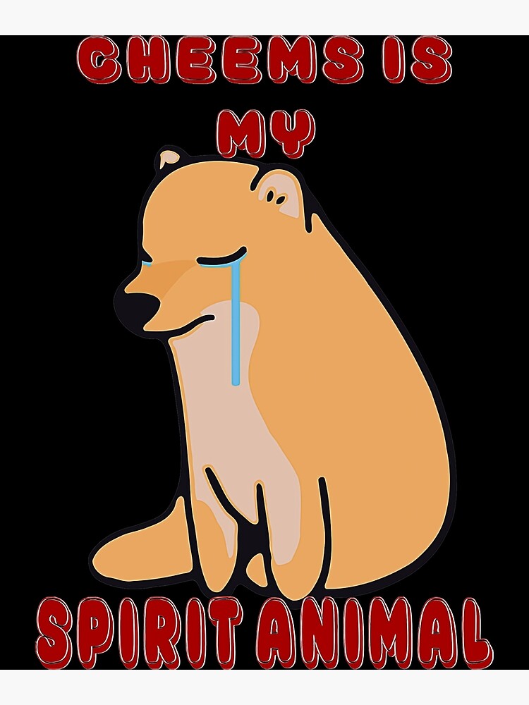 "Tazas Cheems Meme" Poster by andrahortyanan | Redbubble