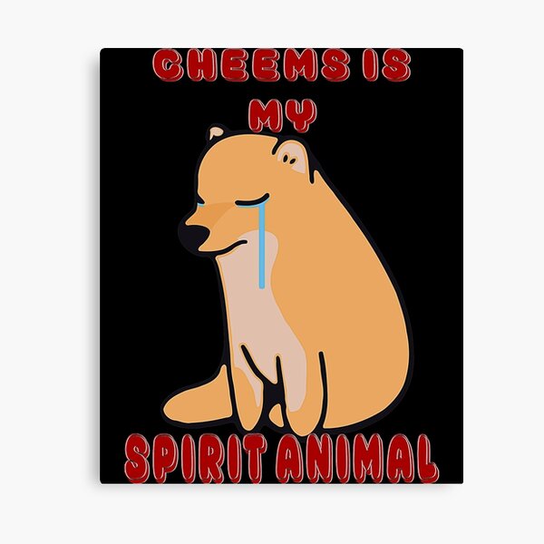 "Tazas Cheems Meme" Canvas Print for Sale by andrahortyanan | Redbubble