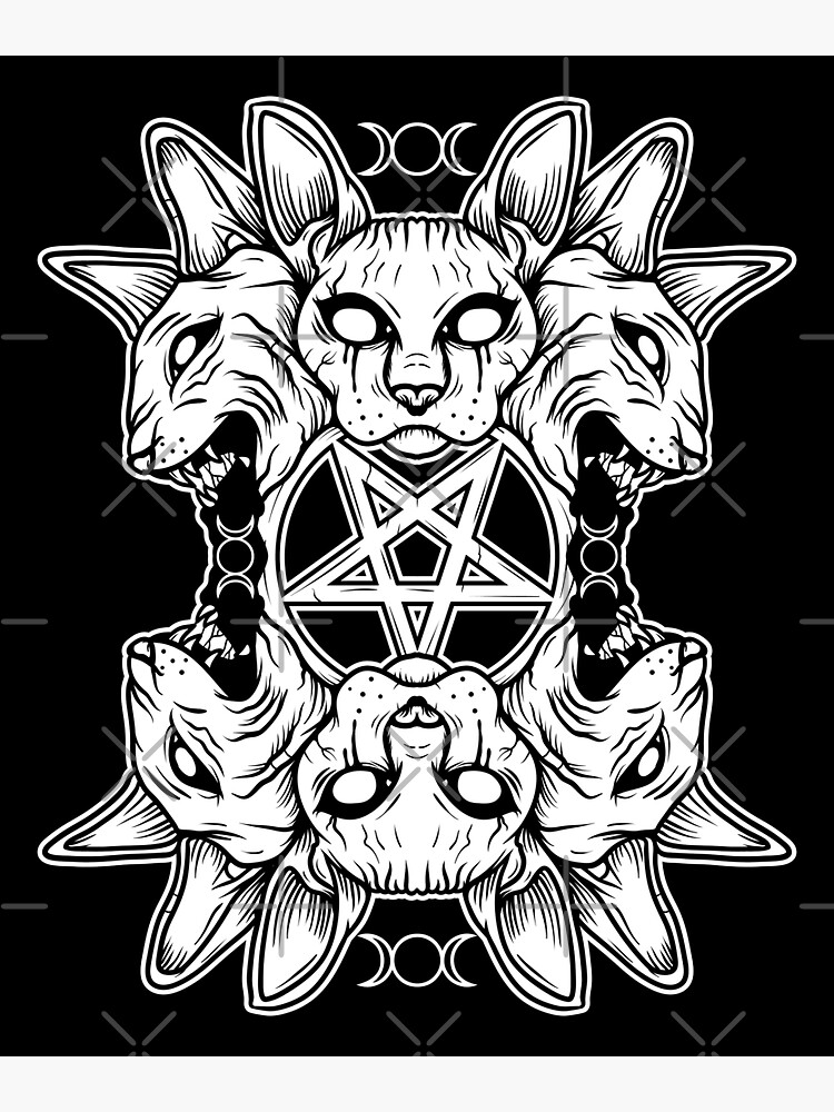 "Dead Cats" Sticker for Sale by LegionArtWork | Redbubble