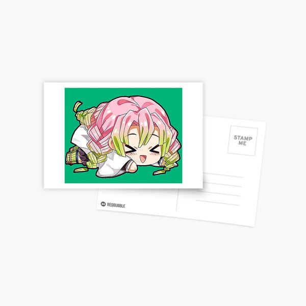 "Mitsuri Kanroji chibi" Postcard by CHEASOTTA | Redbubble