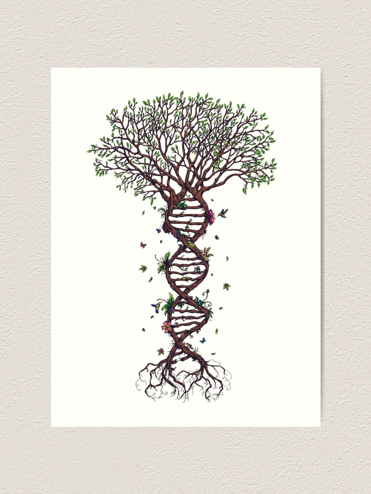 "DNA TREE OF LIFE" Art Print for Sale by CarlosC1976 | Redbubble