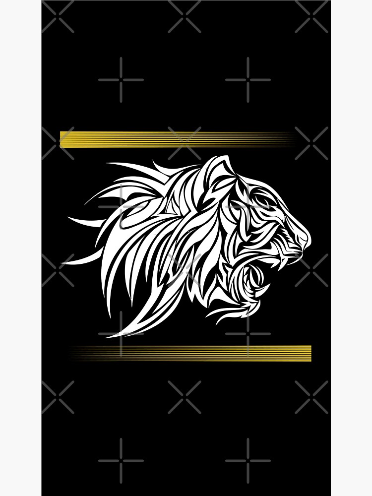 "White Tiger Art by Qsnam-Mehar" Sticker for Sale by QsnamMehar | Redbubble