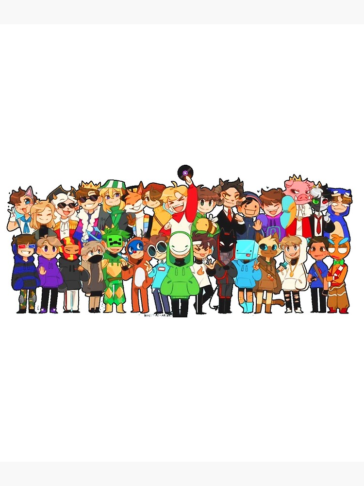 "dream smp all members " Poster for Sale by FreddieMiah | Redbubble