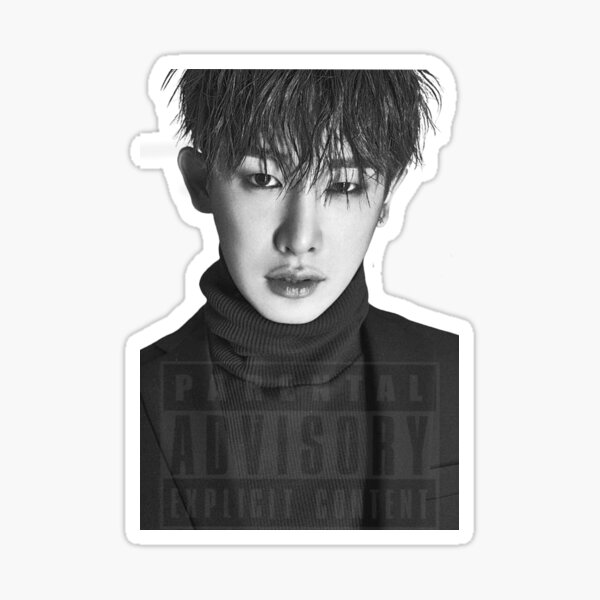 "Wonho Monsta X" Sticker by area61filipa | Redbubble