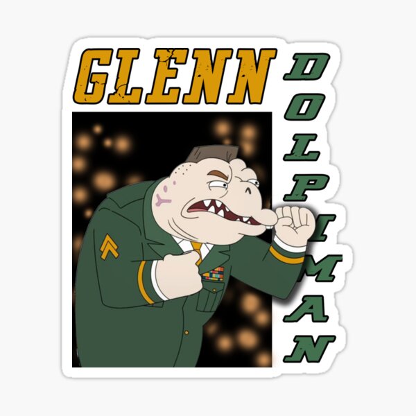 "Inside Job Netflix Glenn Dolphman" Sticker by Jessicarod | Redbubble