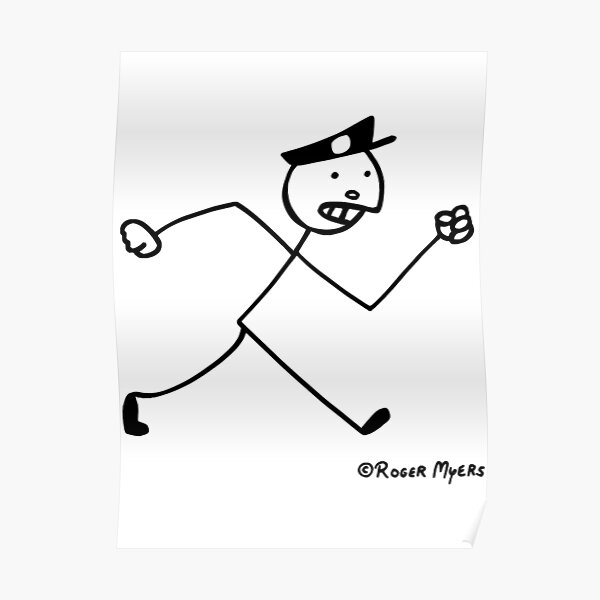 "Manic Mailman " Poster for Sale by Oqupjavsi | Redbubble