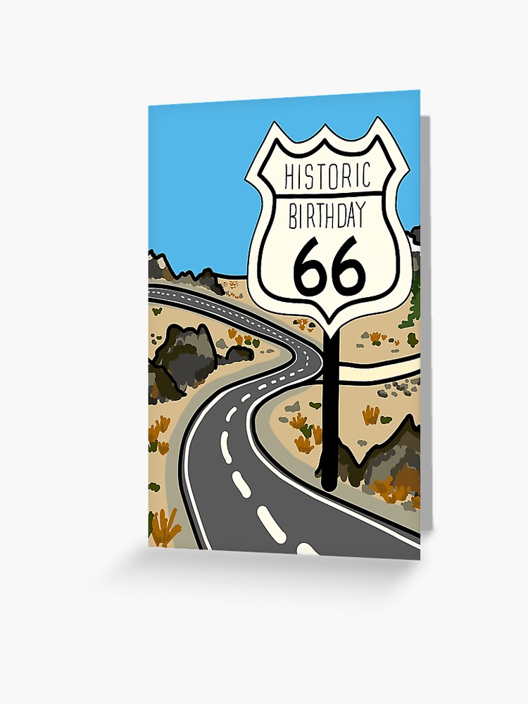 "Historic Birthday 66" Greeting Card for Sale by SmileysCards | Redbubble