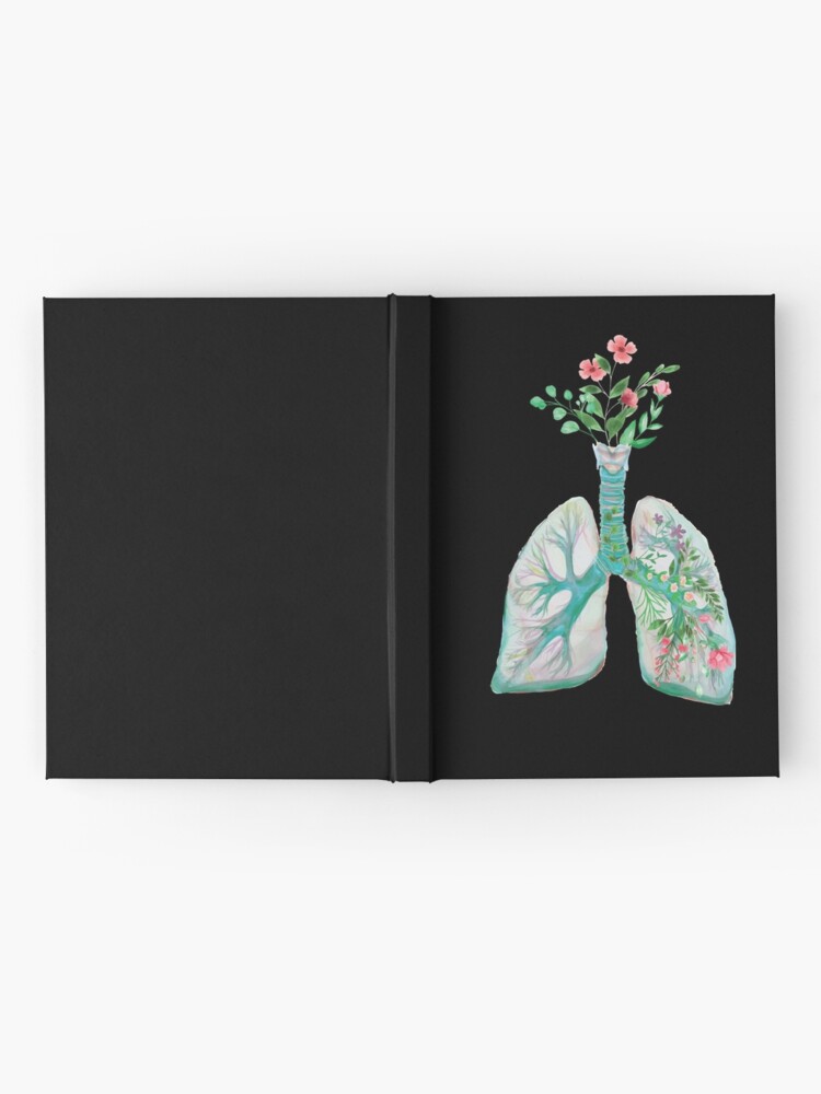"Floral Anatomical Human Lungs Design Art Floral anatomical lungs decor ...