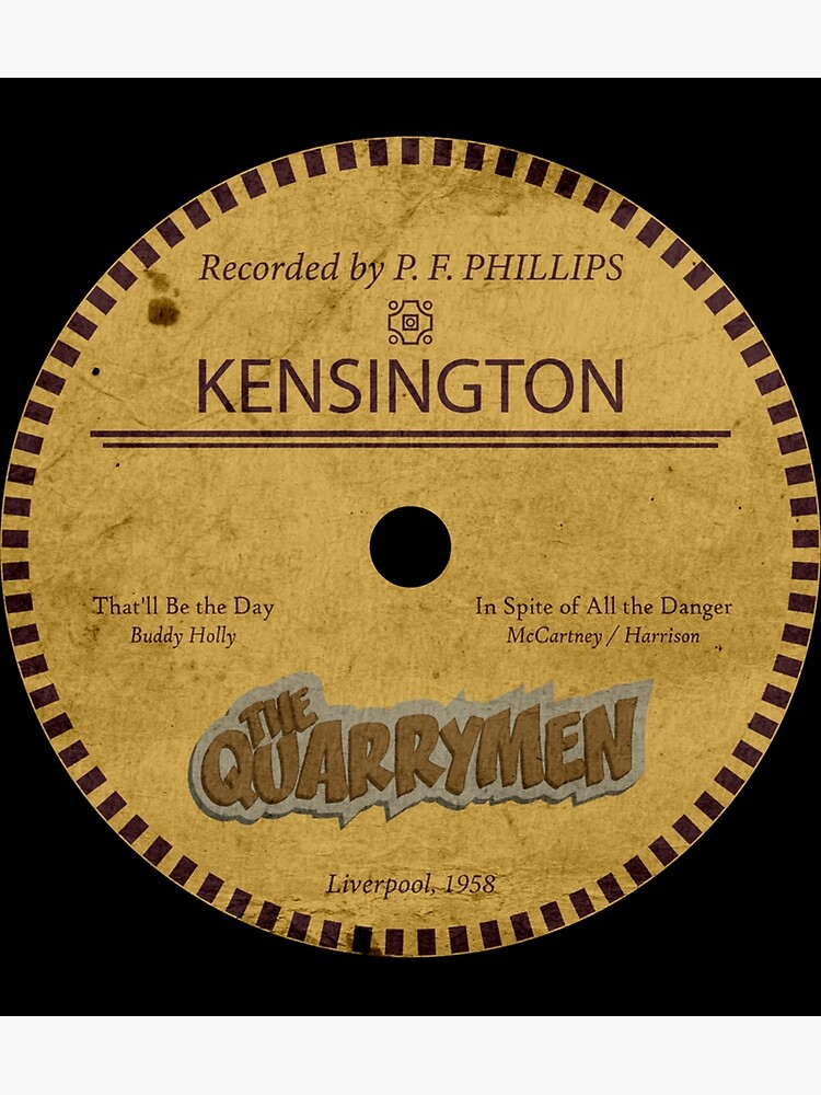 "The Quarrymen Sticker" Poster for Sale by juliettebo | Redbubble