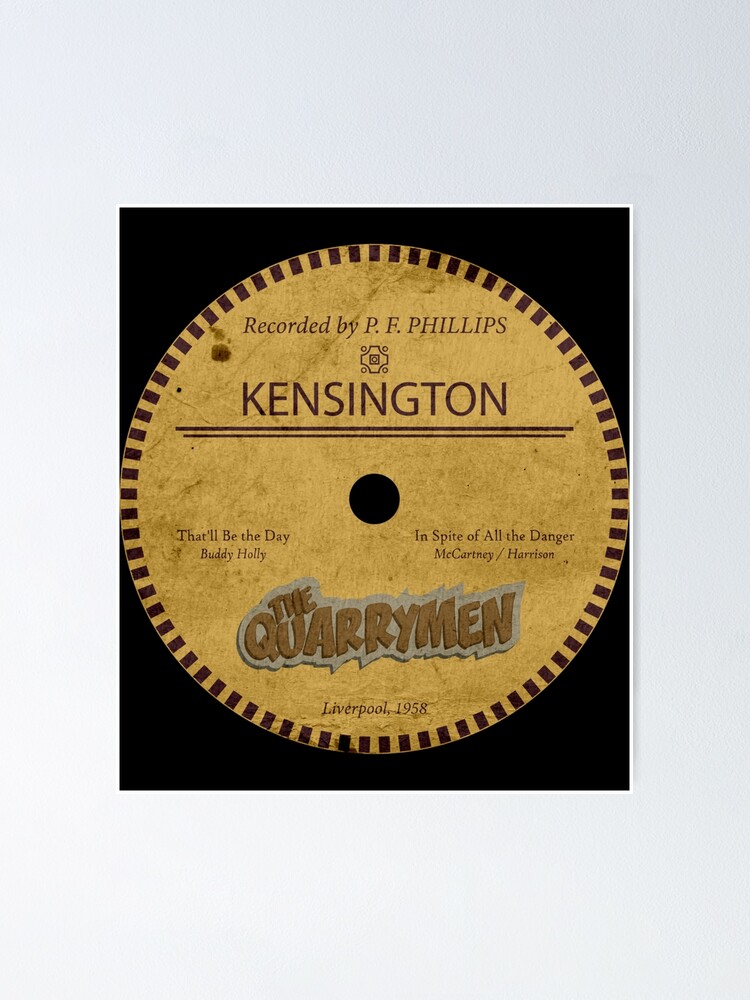 "The Quarrymen Sticker" Poster for Sale by juliettebo | Redbubble