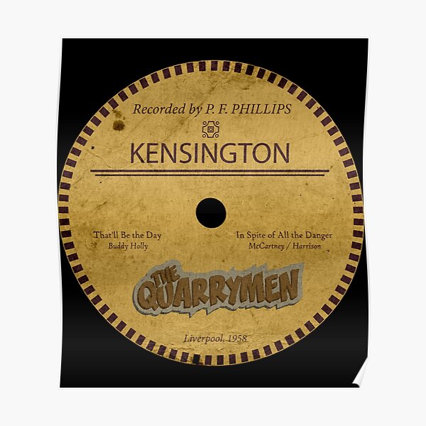 "The Quarrymen Sticker" Poster for Sale by juliettebo | Redbubble