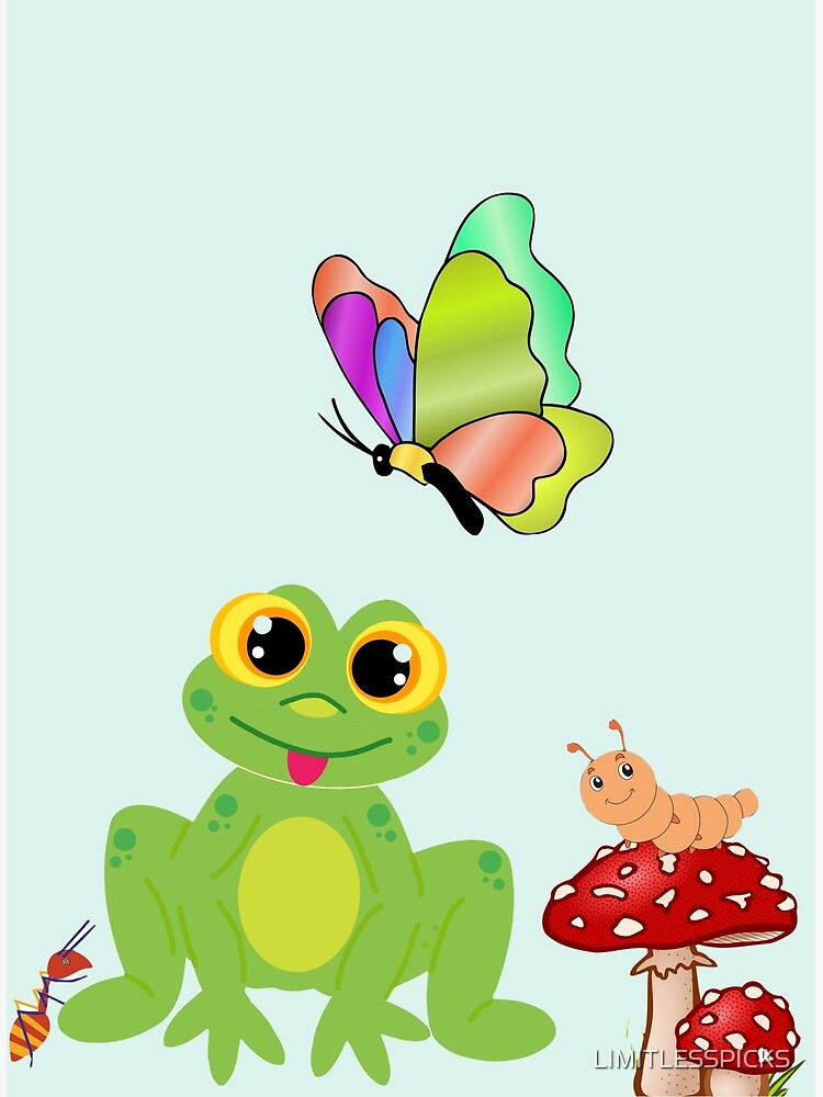 "The frog & friends" Poster by LIMITLESSPICKS | Redbubble