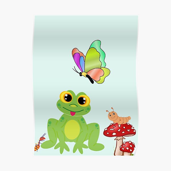 "The frog & friends" Poster by LIMITLESSPICKS | Redbubble