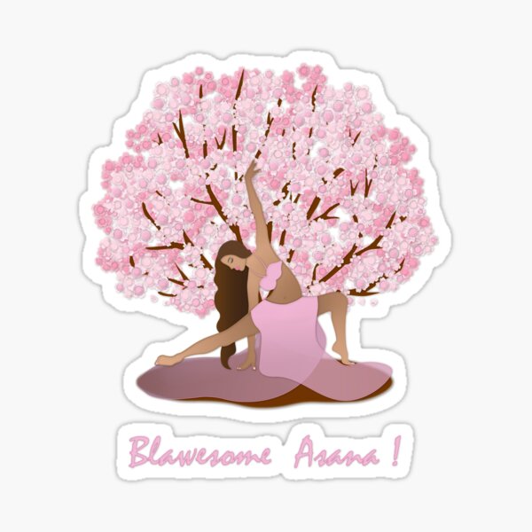 "Blawesome Asana " Sticker by awe-ten-thick | Redbubble