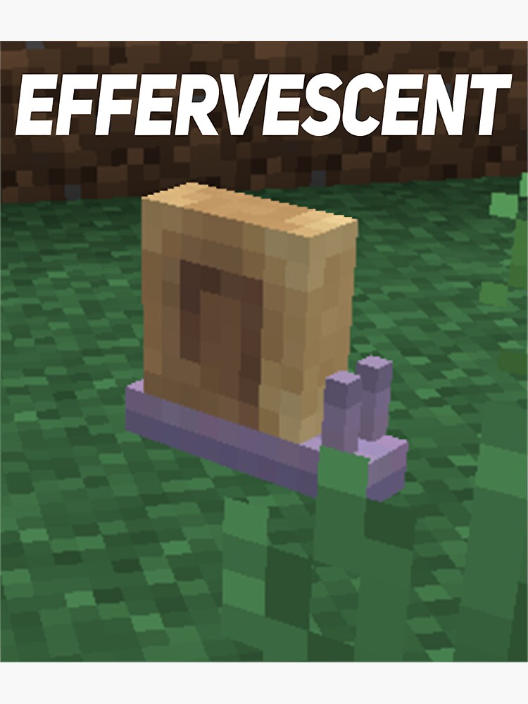 "Effervescent Minecraft Snail Classic ." Sticker by heathersund | Redbubble