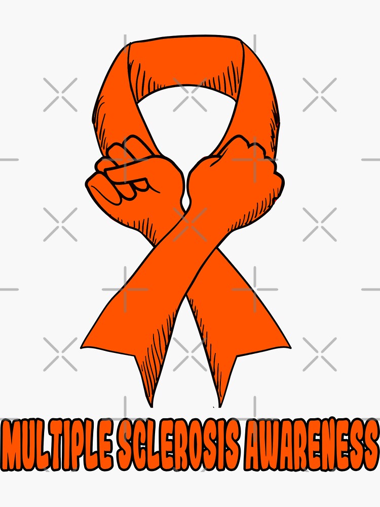 Multiple Sclerosis Hand Ribbon Day National Multiple Sclerosis ...