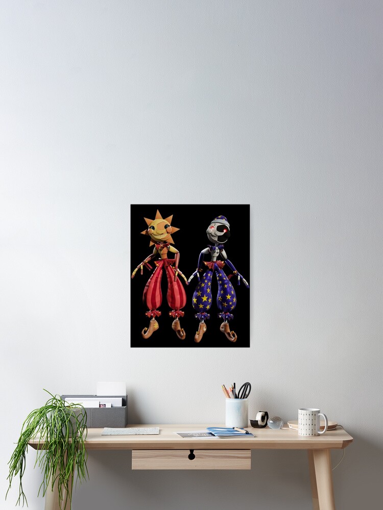 "Fnaf Sun and Moon Security Breach Moondrop " Poster for Sale by ...