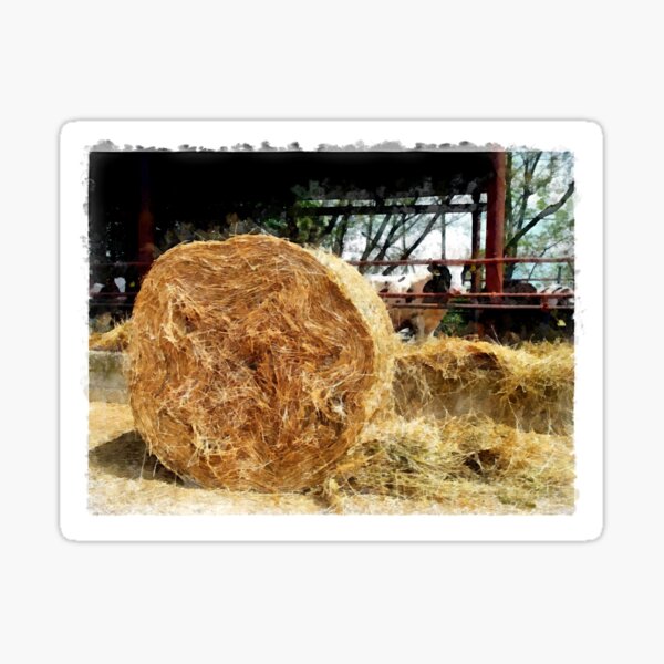 Hay Bale Stickers | Redbubble